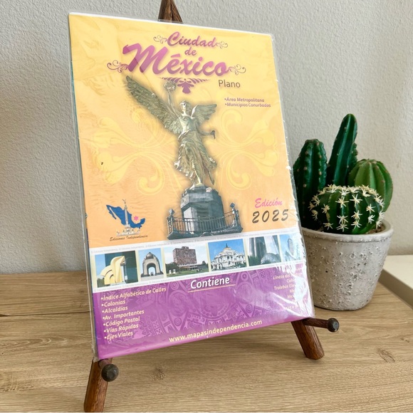 Accents | Ciudad De Mxico Map 225 Cdmx Street Atlas Metrobus Suburbano ...